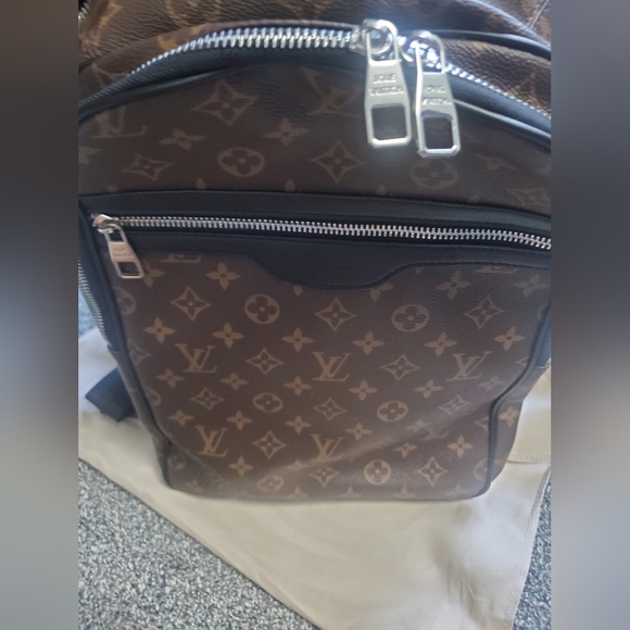 BOBO | Bags | New Black And Brown Monogram Backpack 3x12 | Poshmark